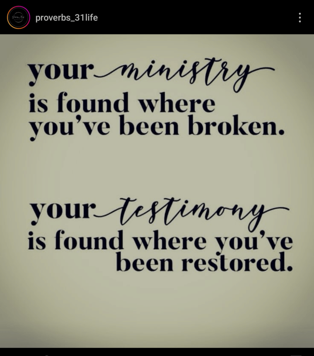 Broken & Restored – My Life in Our Father's World